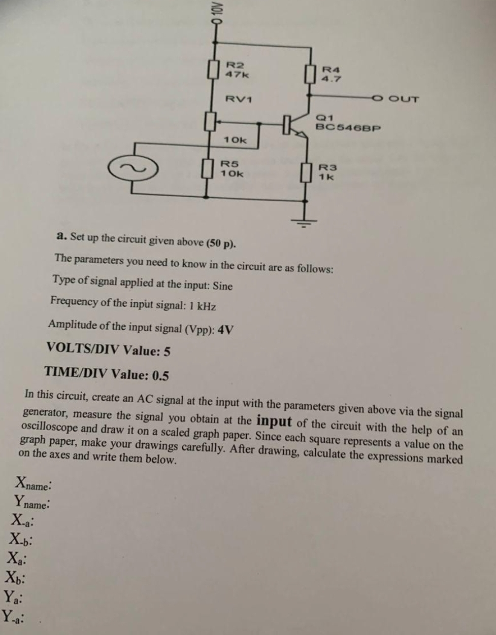 a. ﻿Set up the circuit given above ( 50p ).The | Chegg.com