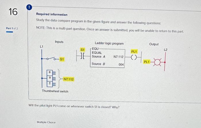 Solved Required information Study the data compare program | Chegg.com