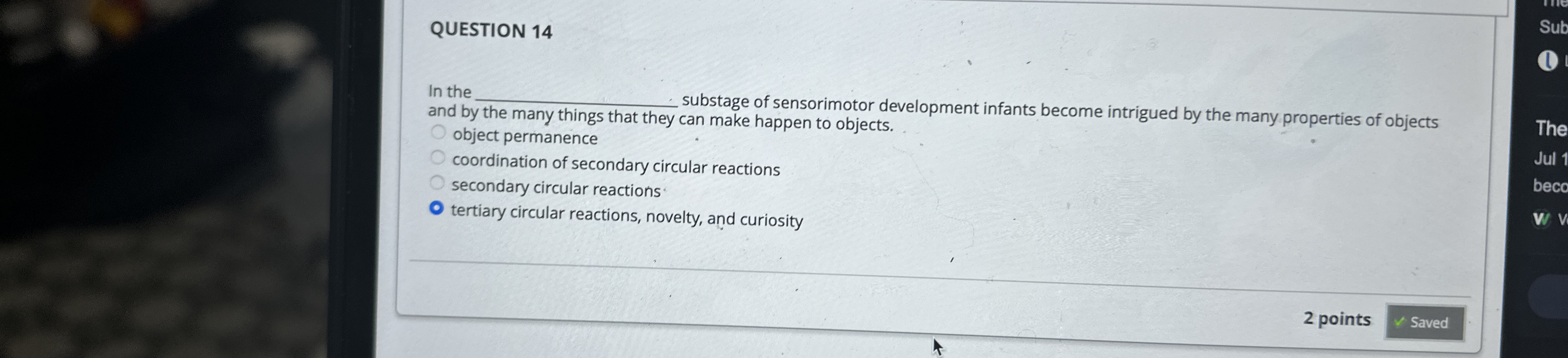 Solved QUESTION 14In the q, ﻿and by the many things that | Chegg.com