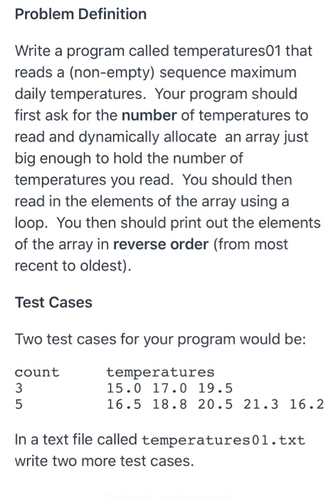 Solved Problem Definition Write a program called process | Chegg.com