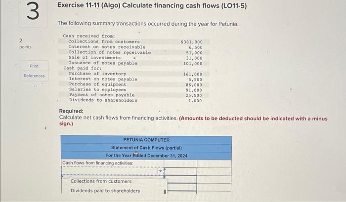 Solved The following summary transactions occured during the | Chegg.com