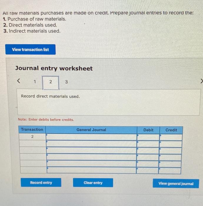 Solved Exercise 15-5 (Algo) Record materials purchase and | Chegg.com