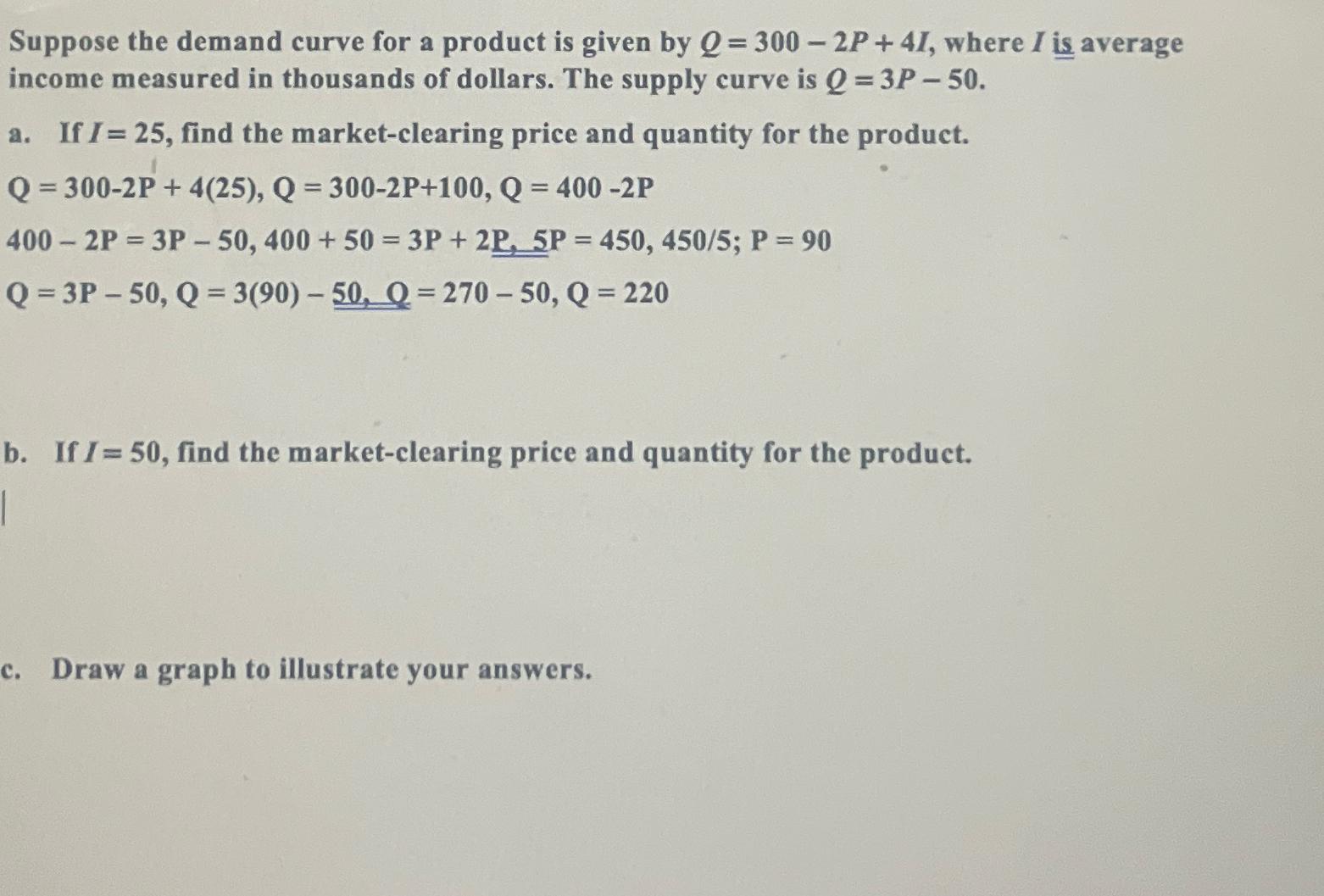Solved Suppose the demand curve for a product is given by | Chegg.com