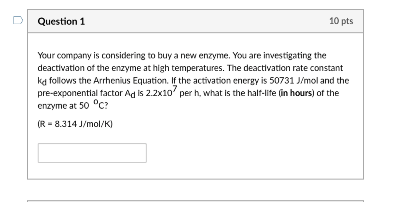 Solved Question 110 ﻿ptsYour company is considering to buy a | Chegg.com