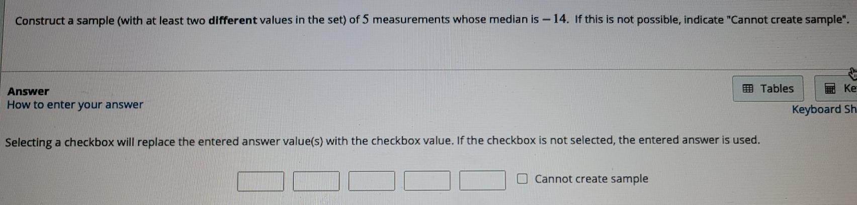Solved Construct a sample (with at least two different | Chegg.com