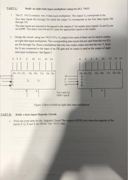 Solved PART A: Build a two input multiplexer circuit. 1. The | Chegg.com