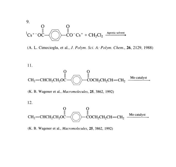 Solved polymer chemistrywrite the repeating units expected | Chegg.com