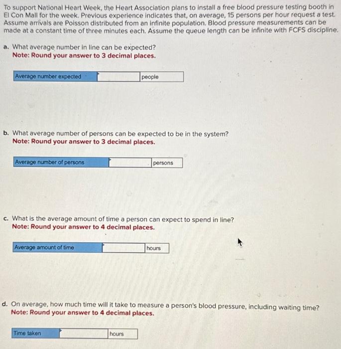 Solved To support National Heart Week, the Heart Association | Chegg.com