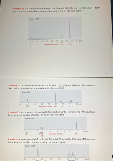 Solved Problem 11 ﻿: A compound with molecular formula | Chegg.com