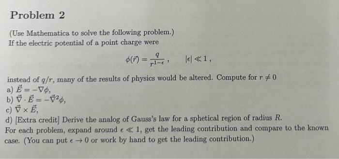 Solved (Use Mathematica to solve the following problem.) If | Chegg.com