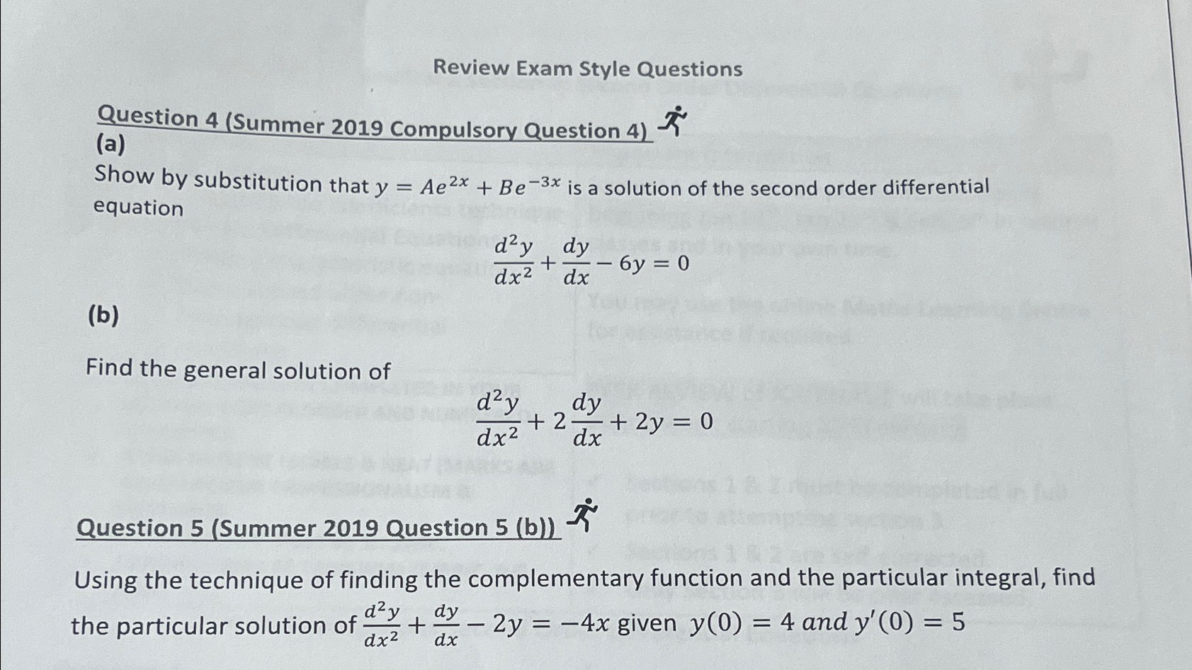 Solved Steps for...Review Exam Style QuestionsQuestion | Chegg.com