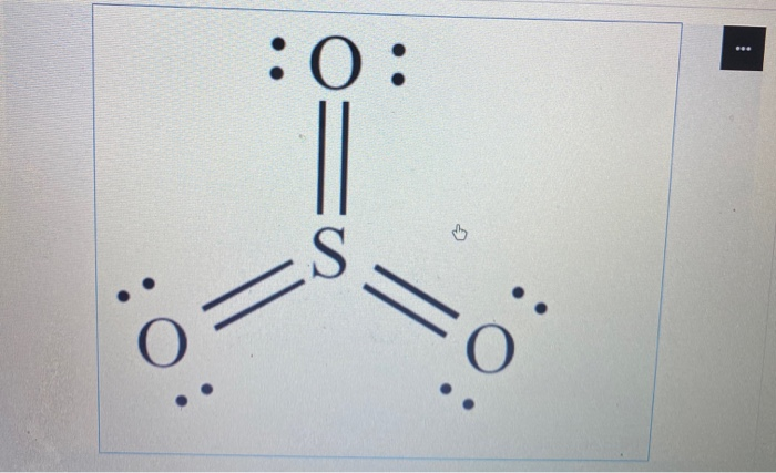 Solved what is the formal charge on the central atom in SO3 | Chegg.com
