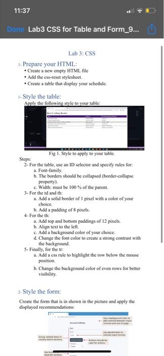 Solved 1- Prepare your HTML: - Create a new emply HTML file | Chegg.com