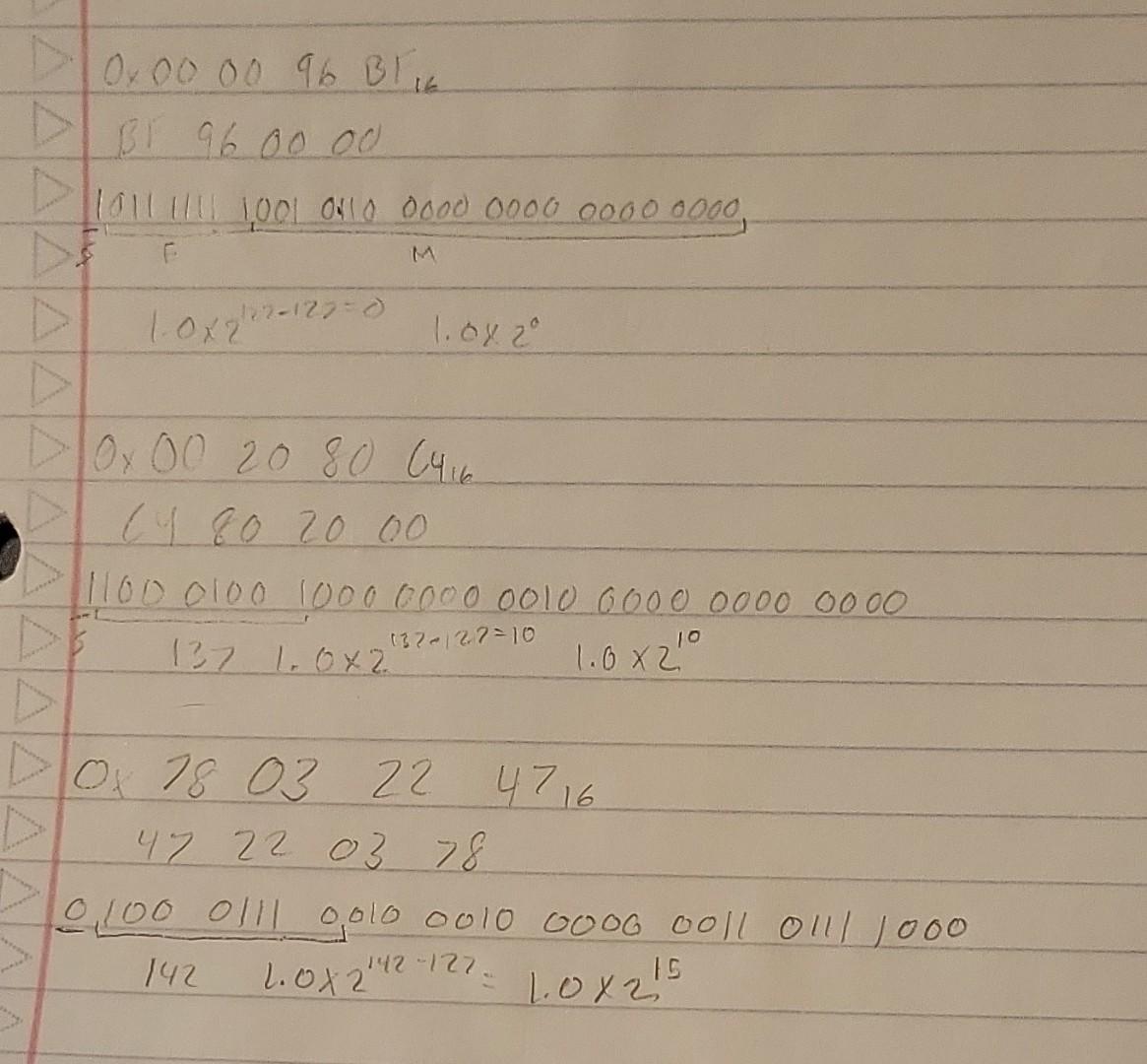 Solved Not sure how to convert hexadecimal little endian to | Chegg.com