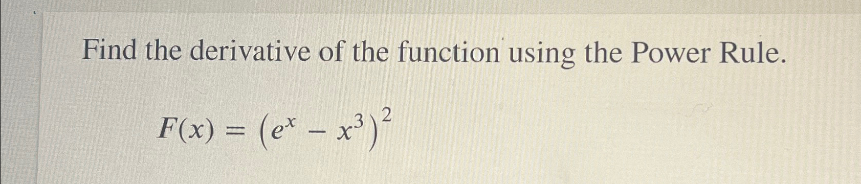 Solved Find the derivative of the function using the Power | Chegg.com