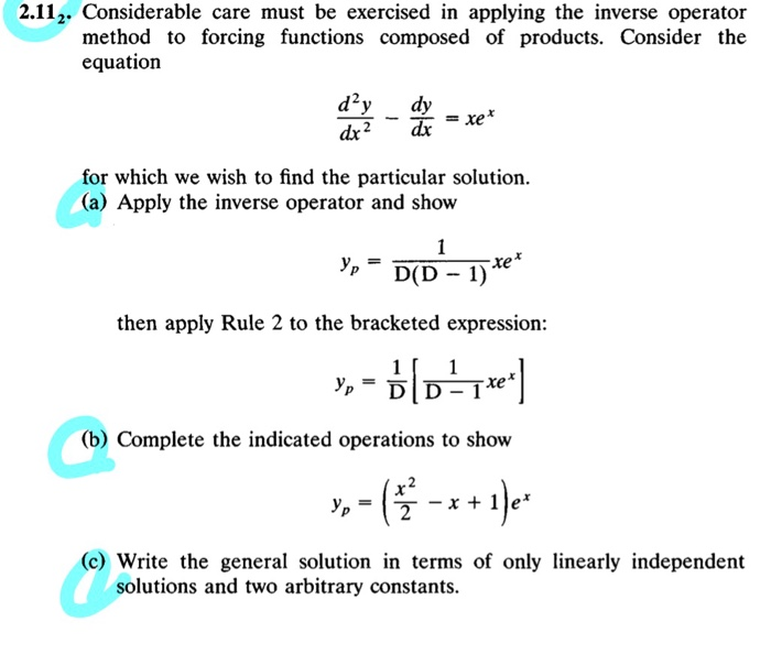 Solved 2.11 2. Considerable care must be exercised in | Chegg.com