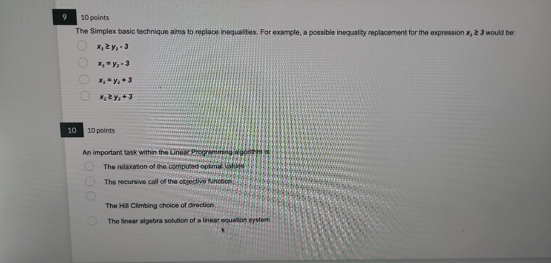 Solved The Simplex basic technique aims to replace | Chegg.com