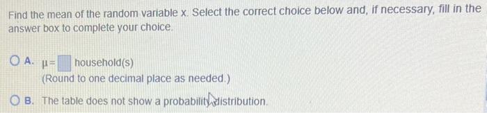 Solved Households are randomly selected and partitioned into | Chegg.com