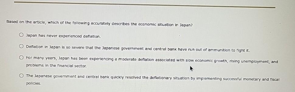 Solved Based on the article, which of the following | Chegg.com
