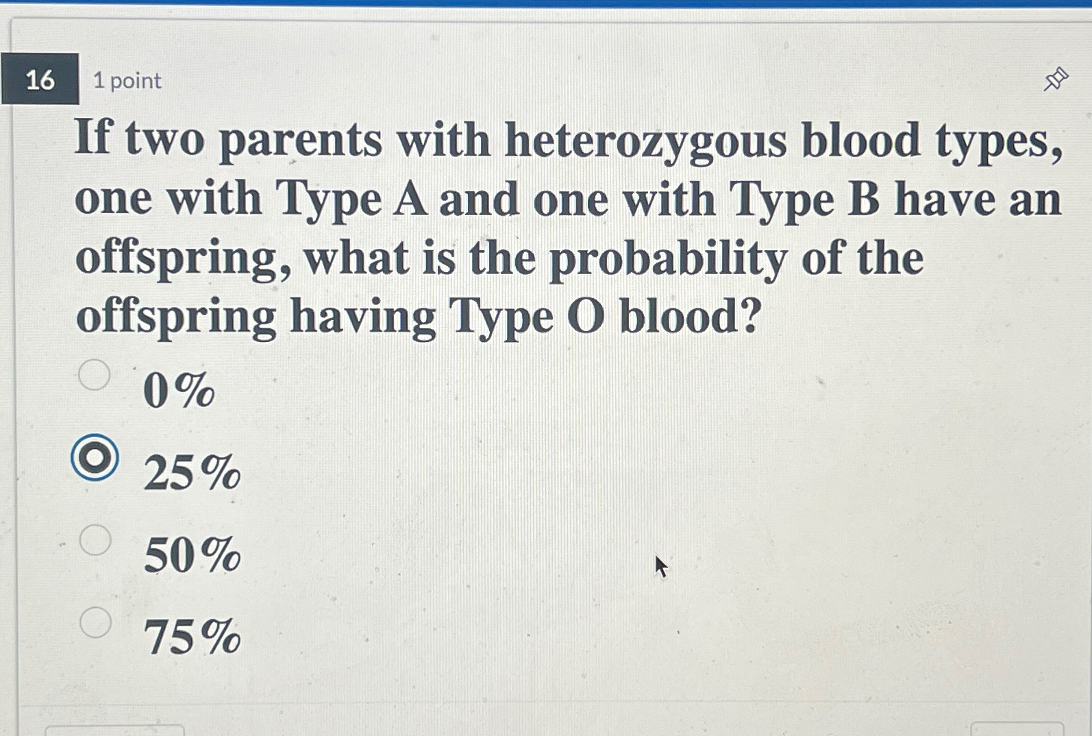 Solved 161 ﻿pointIf two parents with heterozygous blood | Chegg.com