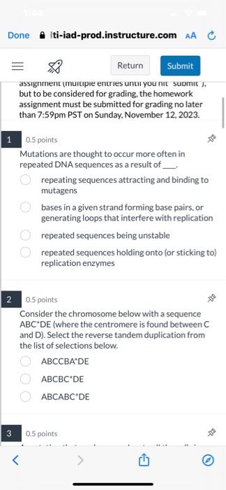 Solved Done Iti-iad-prod.instructure.com AA assignment | Chegg.com