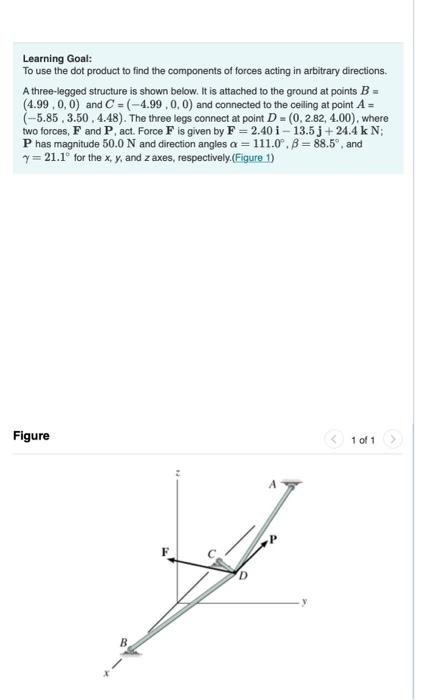 Solved Determine the megnitude, FDA, acting along member DA, | Chegg.com
