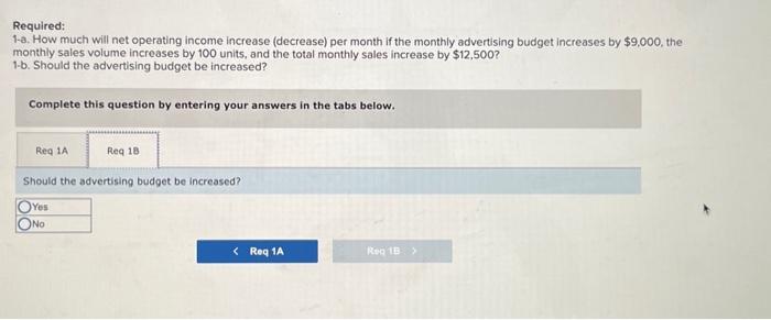 Solved Exercise 6-5 (Algo) Changes in Variable Costs, Fixed | Chegg.com
