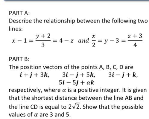 Solved PART A: Describe the relationship between the | Chegg.com