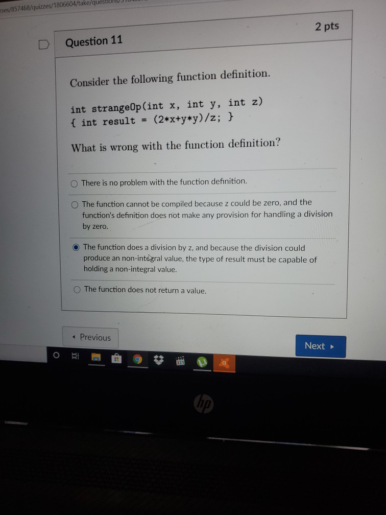 Solved rses/857468/quizzes/1806604/take/questions, 2 pts | Chegg.com