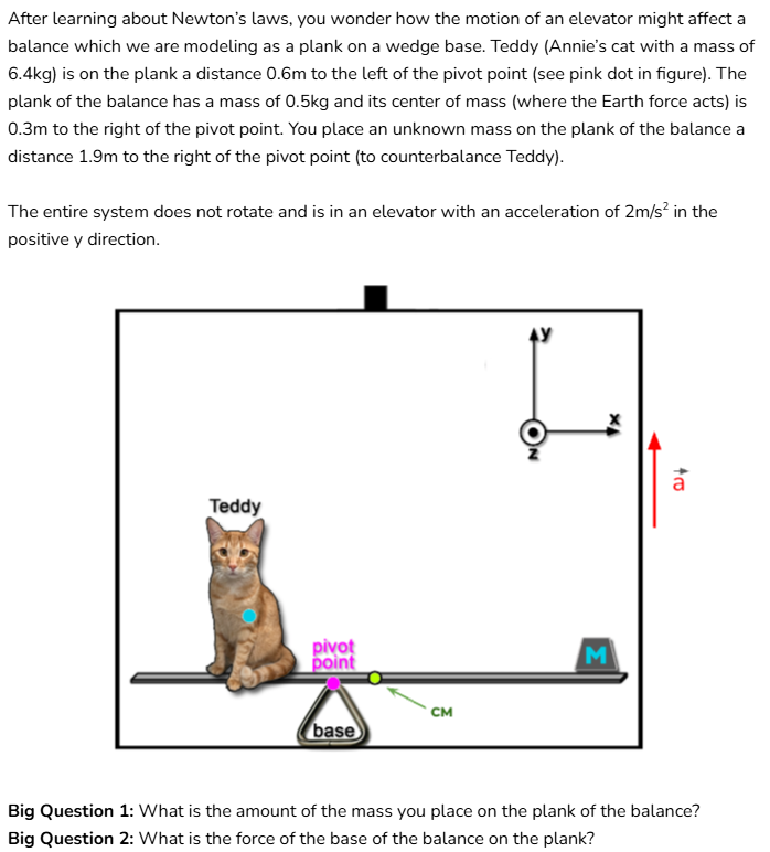 Solved Please add force diagrams, net force statements, the | Chegg.com