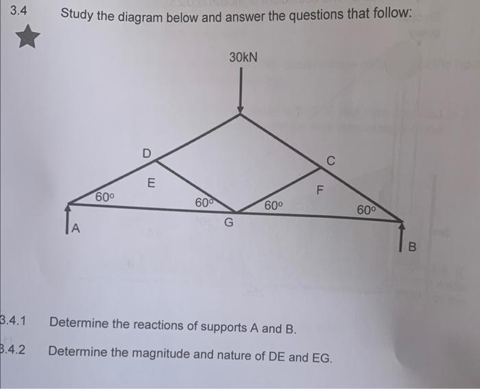 Solved 3.4 Study the diagram below and answer the questions | Chegg.com