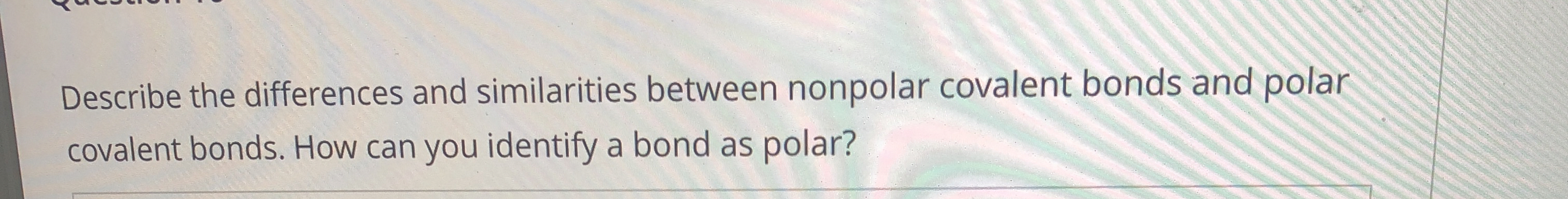 Solved Describe the differences and similarities between | Chegg.com