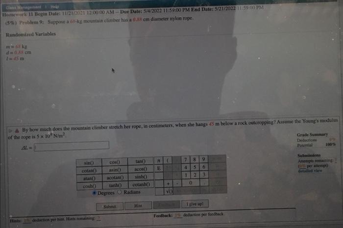 Solved Homework 11 Begin Date: 11/2002 12:00:00 AM - Due | Chegg.com