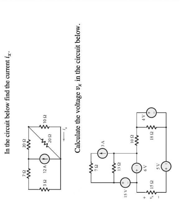 Solved In the circuit below find the current ix. Calculate | Chegg.com