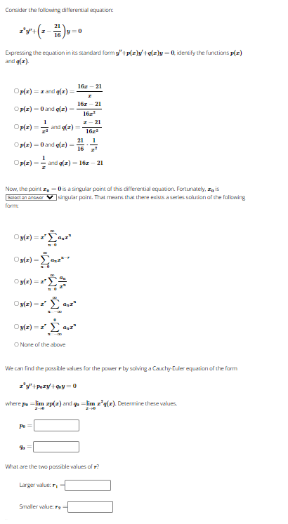 Solved Consider the follawing differential | Chegg.com