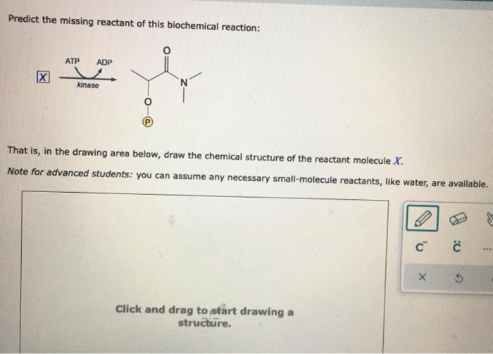 Solved Predict the missing reactant of this biochemical | Chegg.com
