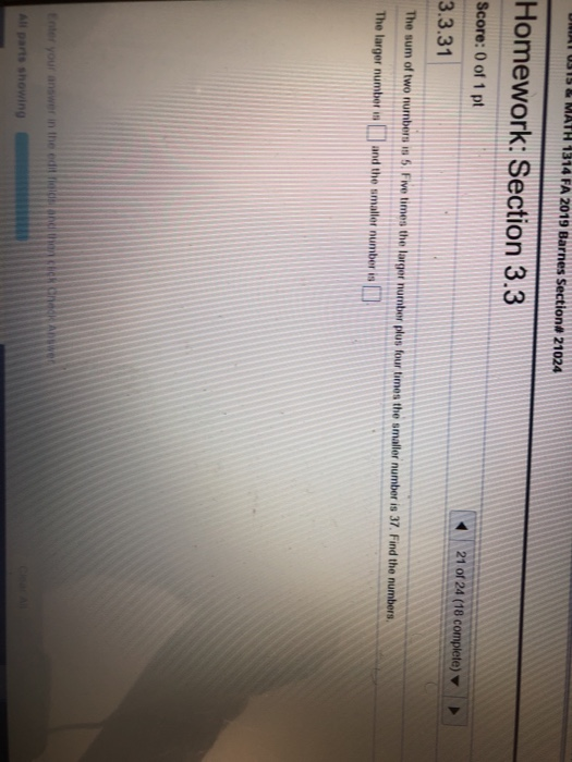 Solved Homework Section 3 3 Score 0 Of 1 Pt 3 3 29 20 Of
