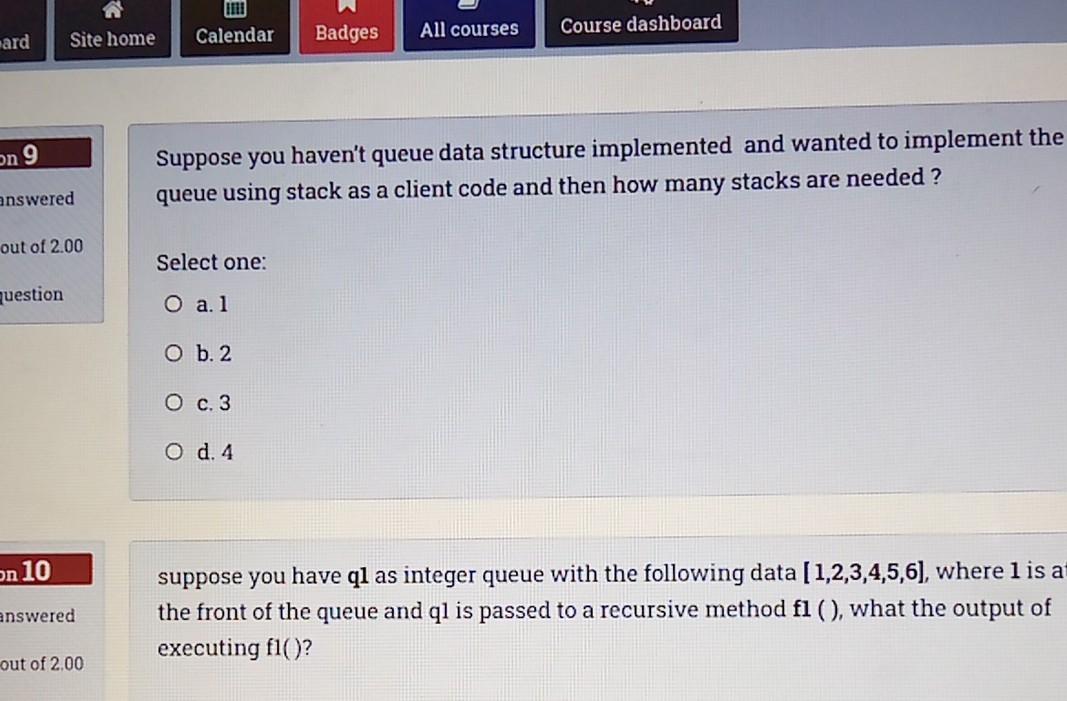 Solved ard Calendar Site home Badges All courses Course | Chegg.com