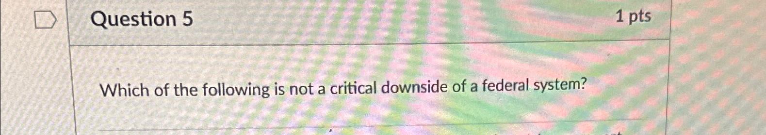 Solved Question 51 ﻿ptsWhich of the following is not a | Chegg.com