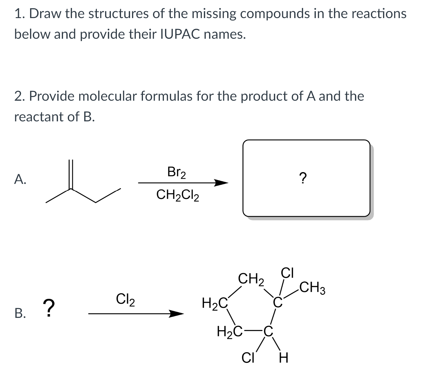 Solved Draw the structures of the missing compounds in the | Chegg.com