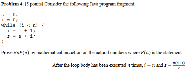 Solved Problem 4. [5 ﻿points] ﻿Consider the following Java | Chegg.com