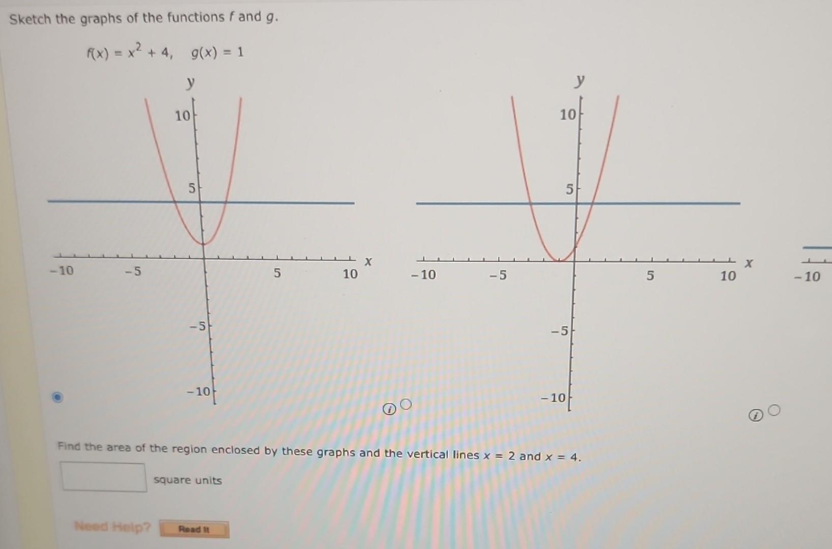 Solved Sketch the graphs of the functions f and g. | Chegg.com