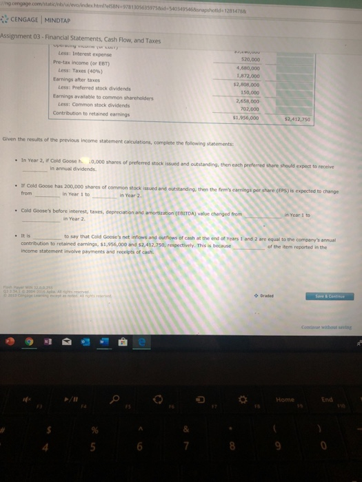 CENGAGE MINDTAP Search this course Assignment 03 - | Chegg.com