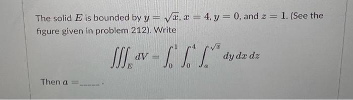 Solved A triple integral over a rectangular box B may be | Chegg.com