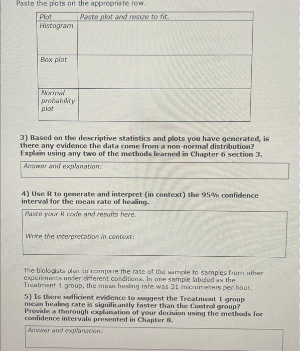 Solved Chapter 8 Concepts with R Scenario Biologists | Chegg.com