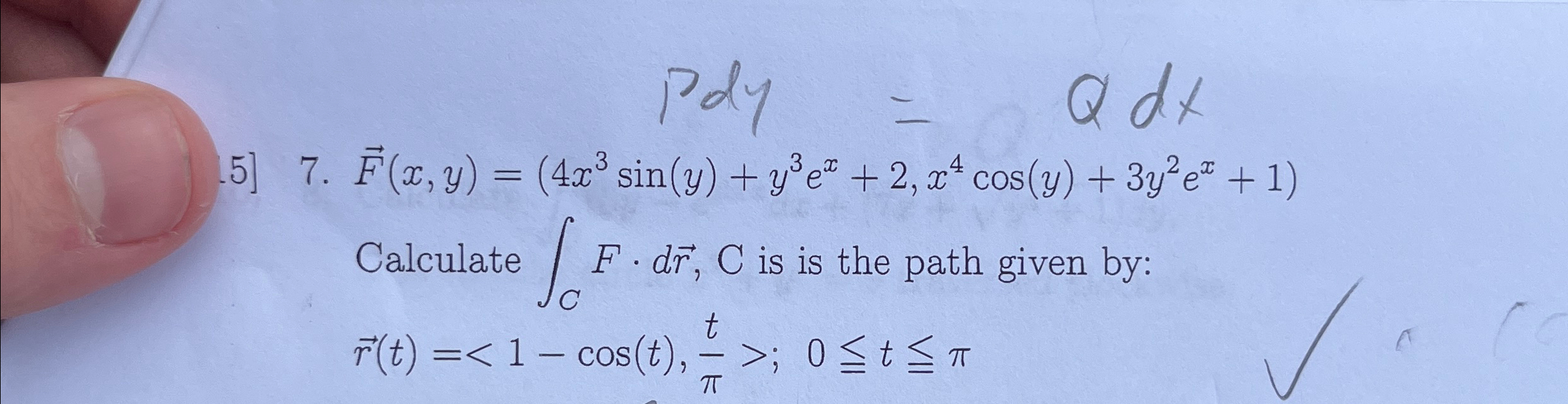Solved Pdy=Qdt.5]7. | Chegg.com