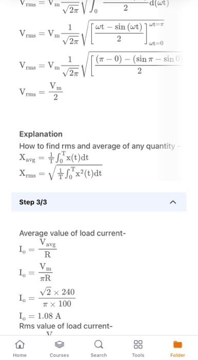 Solved Following circuit is representing half-wave rectifier | Chegg.com