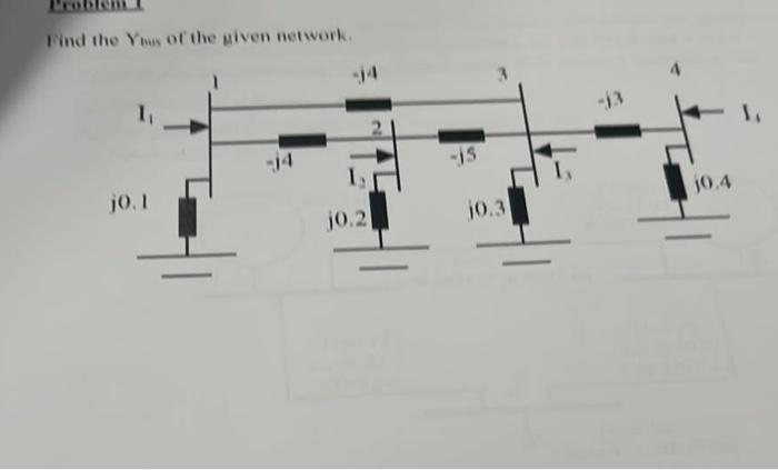 Find the Yous of the given network. jo.1 j0.2 -is | Chegg.com
