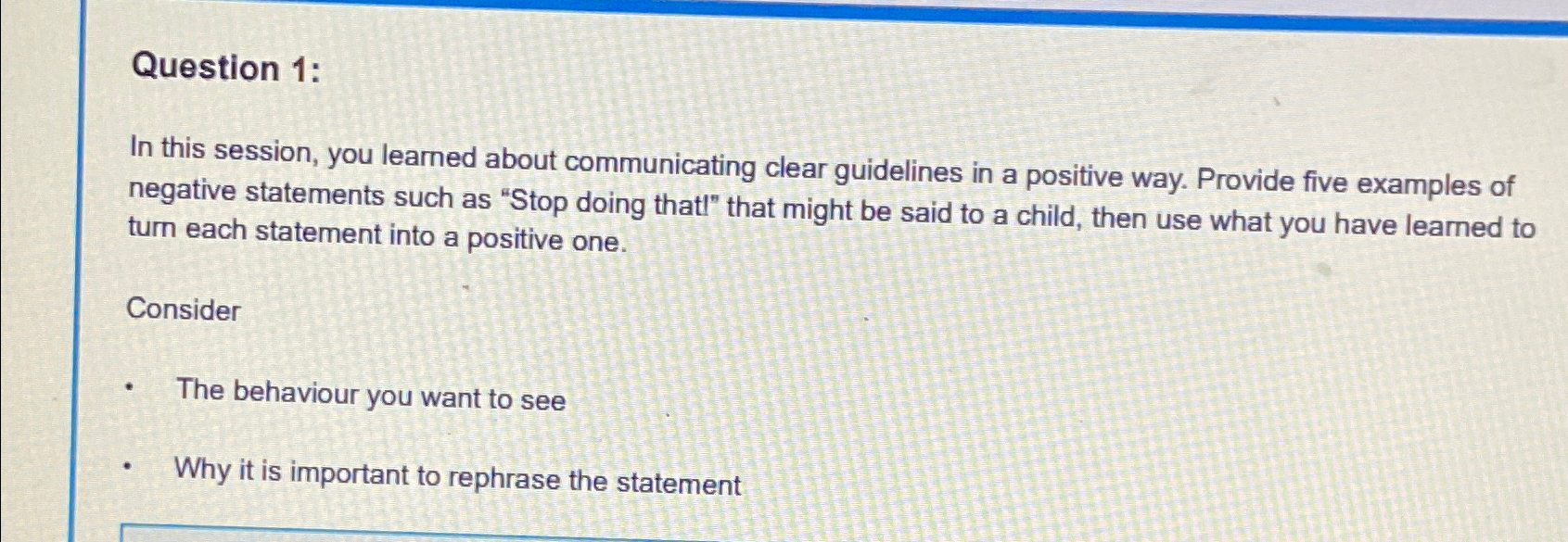 Solved Question 1:In this session, you learned about | Chegg.com