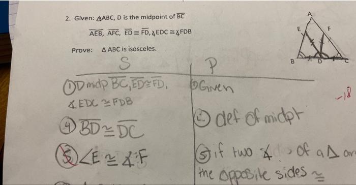 Solved 3) QS=QT+TS RS=Ru+0S (3) whole = sum of parts 4. | Chegg.com